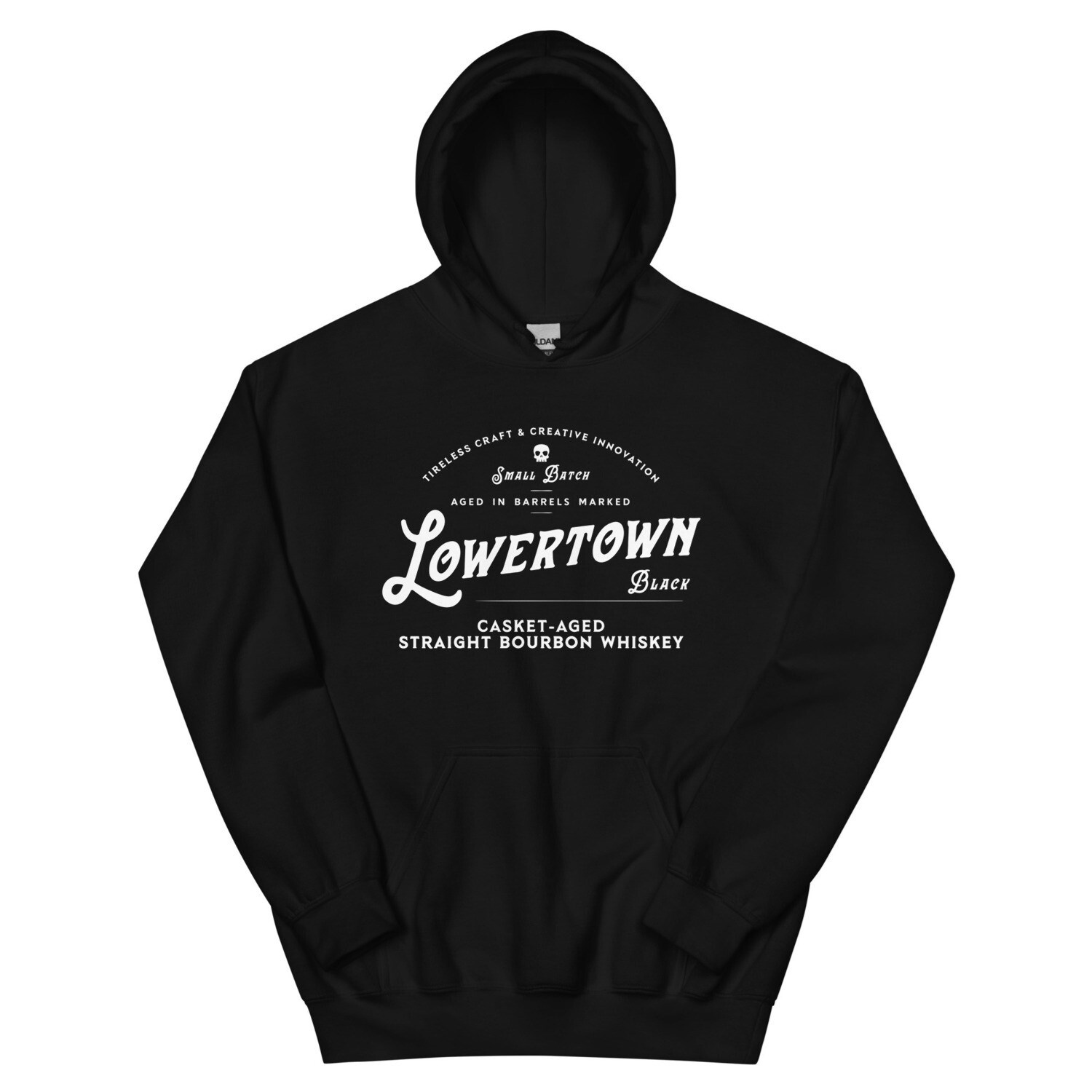 Lowertown Black Hoodie | Toledo Spirits Co.